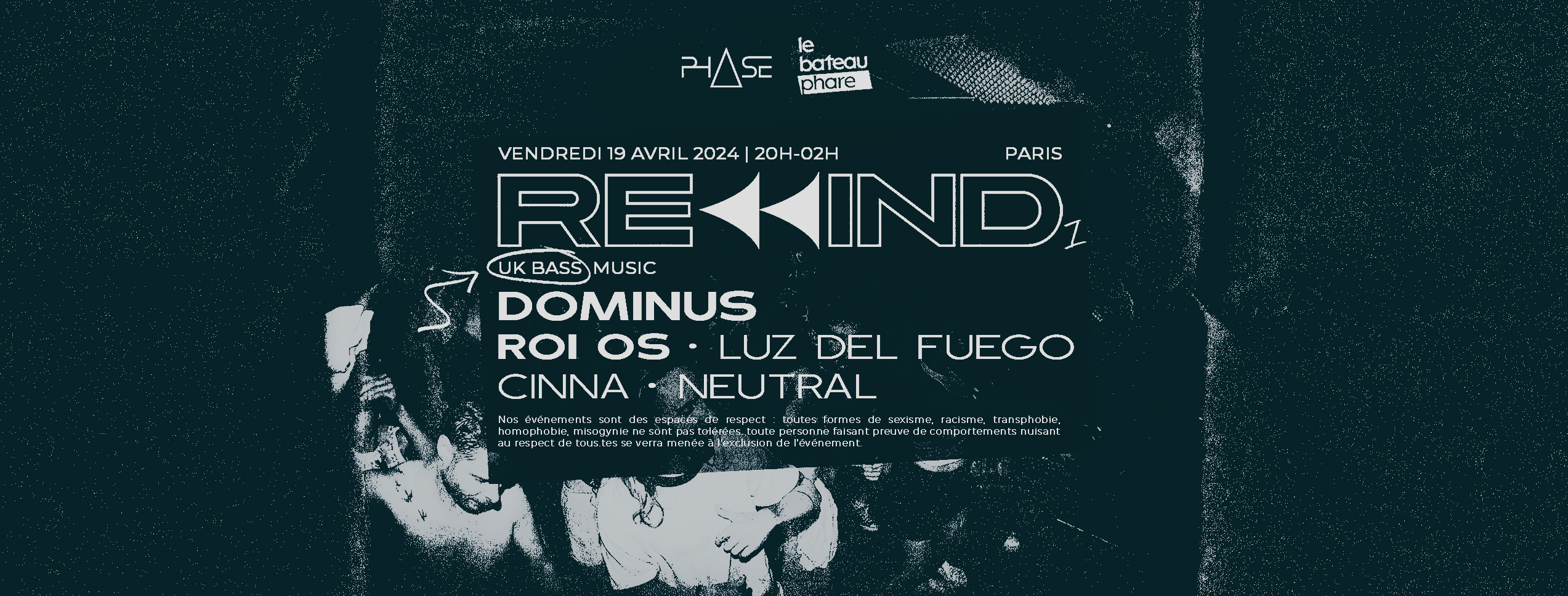 REWIND : Le grand retour de la Bass au Bateau Phare ! - Hands UP électro