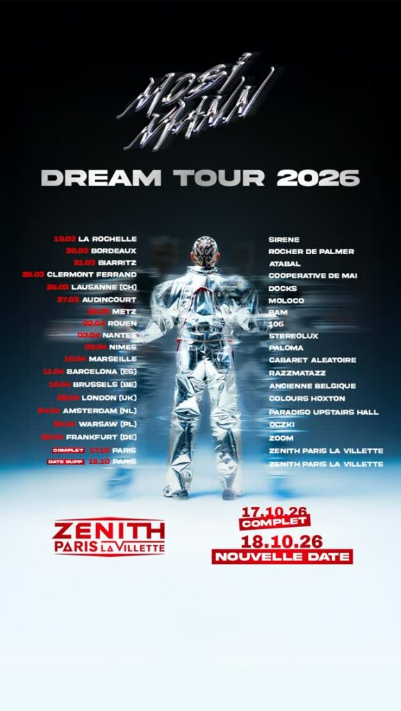 Mosimann annonce un 2ème Zénith de Paris pour 2026 - Hands UP électro